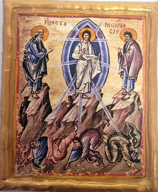 THE TRANSFIGURATION OF Jesus Christ Metamorphosis Greek Eastern Orthodox Icon £167.12 - PicClick UK