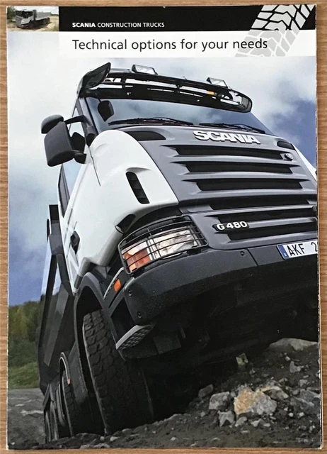 SCANIA CONSTRUCTION TRUCKS Commercial Technical Brochure SEP 2008 # ...
