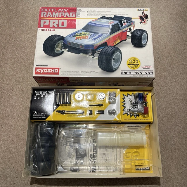 KYOSHO OUTLAW RAMPAGE Pro Nitro Os Max Cz-12Z Team Stadium Truck Kit ...