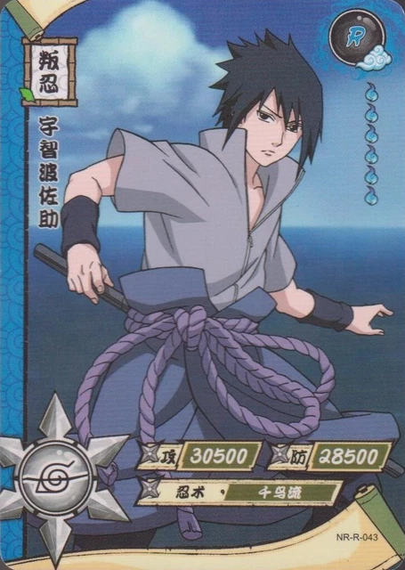 KAYOU NARUTO TCG Karte - Sasuke Uchiha NR-R-043 - Holo - Full Art ...