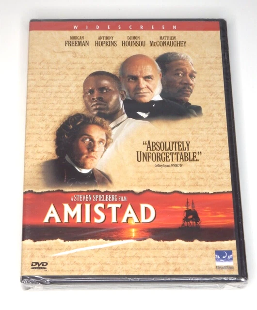 AMISTAD (DVD, 1997 Steven Spielberg Film) Brand New & Sealed, Anthony ...