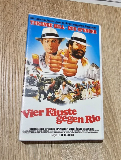 ORIGINAL BUD SPENDER Terence Hill Vier Fäuste gegen Rio VHS Kassette 1984 VMP EUR 49,00 ...