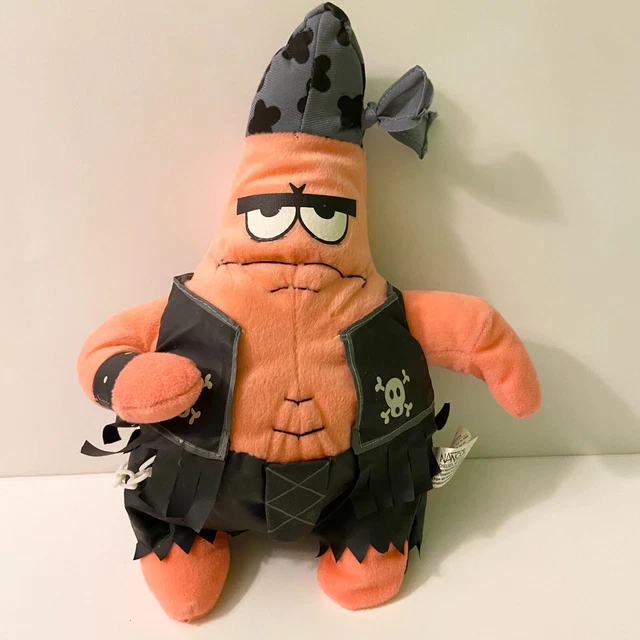 2004 SPONGEBOB SQUAREPANTS Pirate Patrick Plush Nanco 12 Inch Stuffed ...