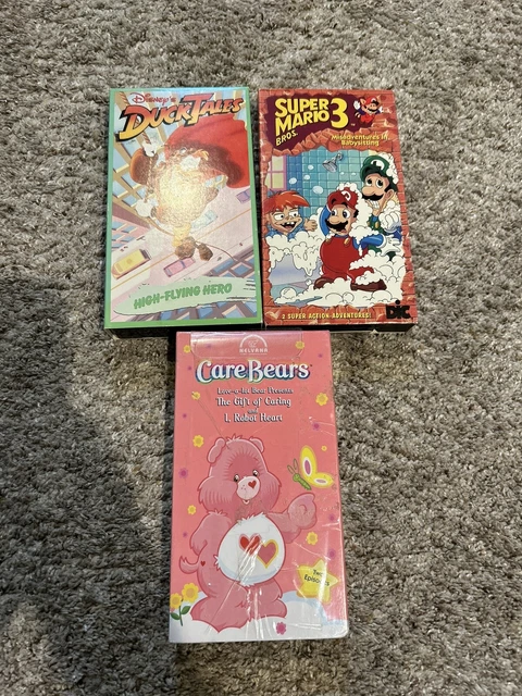80S CARTOON VHS Lot Care Bears Duck Tales Super Mario Bros 3 $45.00 ...