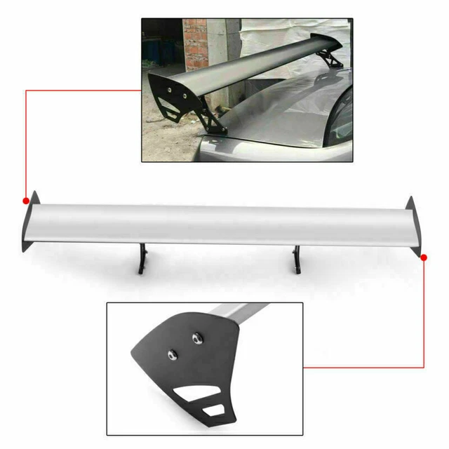 UNIVERSALL ADJUSTABLE LIGHTWEIGHT GT Aluminum Rear Trunk Wing Racing ...