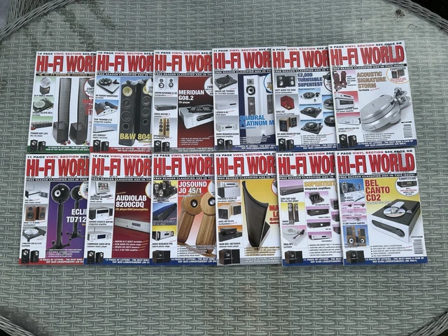 HI-FI WORLD MAGAZINES 12 Issues from Jan 2010 to Dec 2011 £17.22 ...