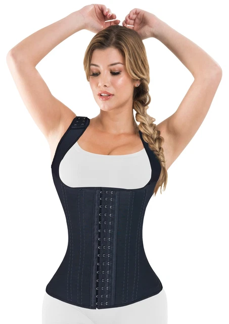 FAJAS REDUCTORAS COLOMBIANAS Chaleco Powernet Waist Cincher Vest Girdle 649B £69.41 - PicClick UK