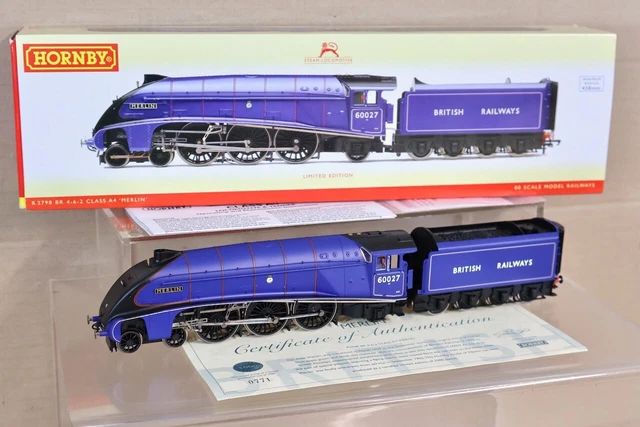 HORNBY R2798 DCC READY BR 4-6-2 CLASS A4 LOCOMOTIVE 60027 MERLIN MINT ...