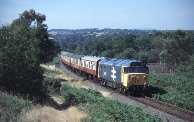 AN ORIGINAL 35MM Slide BR Diesel Loco Class 50031 @ Foley Park 05.08.95 ...