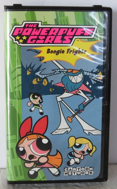THE POWERPUFF GIRLS - Boogie Frights (VHS, 2001, Black Clamshell Case ...