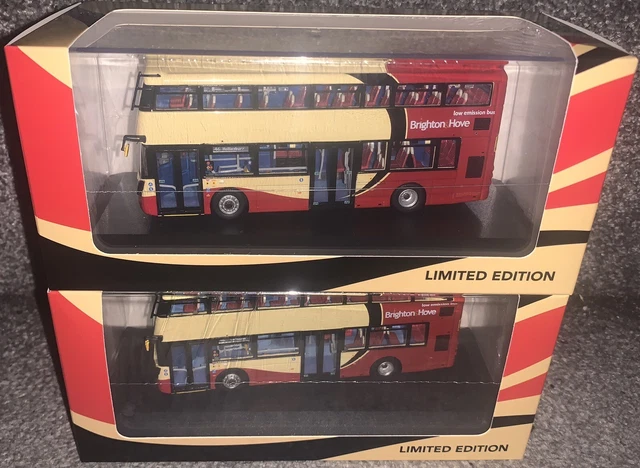 RARE 80M OMNIDEKKA Models Brighton & Hove Streetdeck 1:76 Diecast Model ...