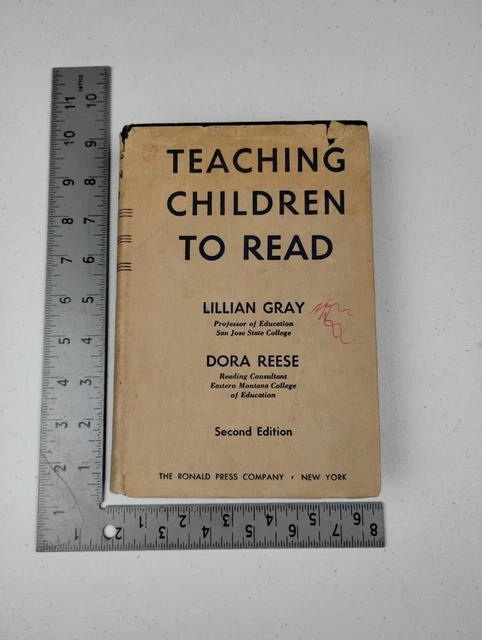 TEACHING CHILDREN TO Read by Fay Adams, Lillian Gray HC/DJ 1957 - U-1 £ ...