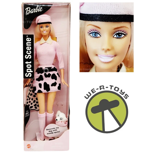 SPOT SCENE BARBIE Doll with Dalmatian 2001 Mattel 53964 NEW £39.98 ...