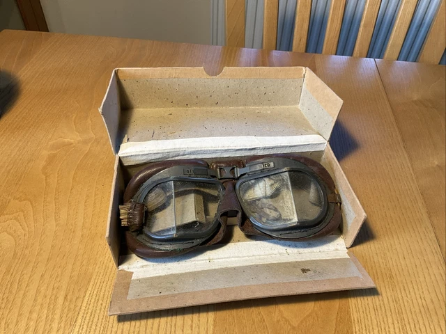 WW2 RAF `MARK 8 flying goggles with box and Lenses Air Ministry £125.52 ...
