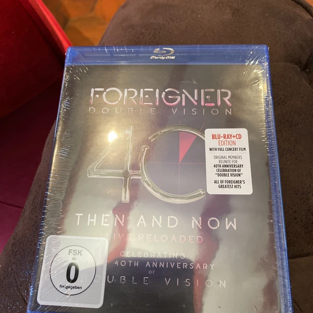 Foreigner Double Vision Then And Now Bd Cd German Import Blu Ray