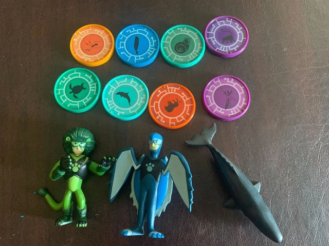 WILD KRATTS CREATURE 8 Power Discs 2 Figures - Whale - Chris, Martin ...