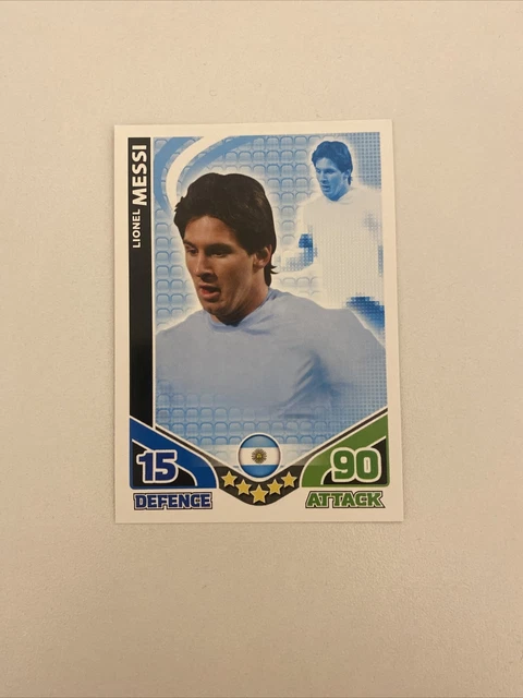 MATCH ATTAX ATTACK 2010 World Cup - Lionel Messi - Base Rookie Card ...