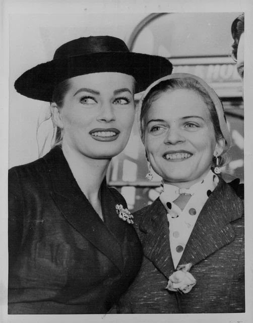 1956 ANITA EKBERG & sister Inga Lindberg Press Photo £23.77 - PicClick UK