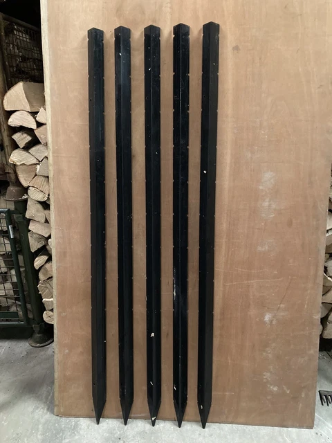 BRITISH ARMY HEAVY Duty Angle Iron Stake 180cm farm fencing 6ft. No ...