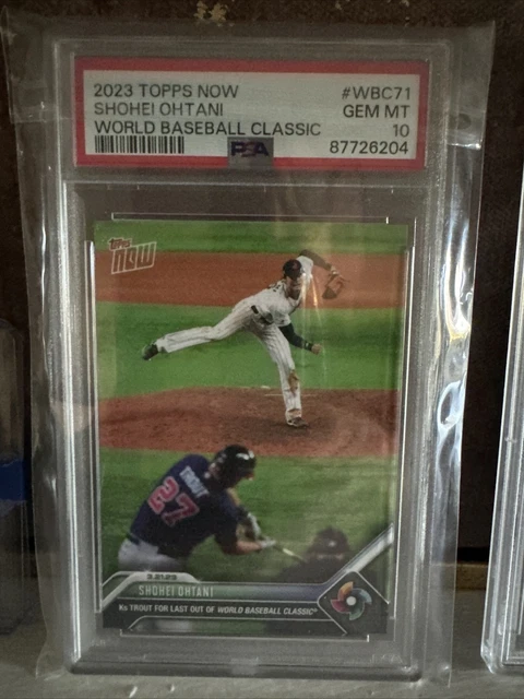 SHOHEI OHTANI MIKE Trout 2023 Topps Ora #Wbc71 Psa 10 Gemme In Perfette Condizioni #Wbc-71 Wbc ...
