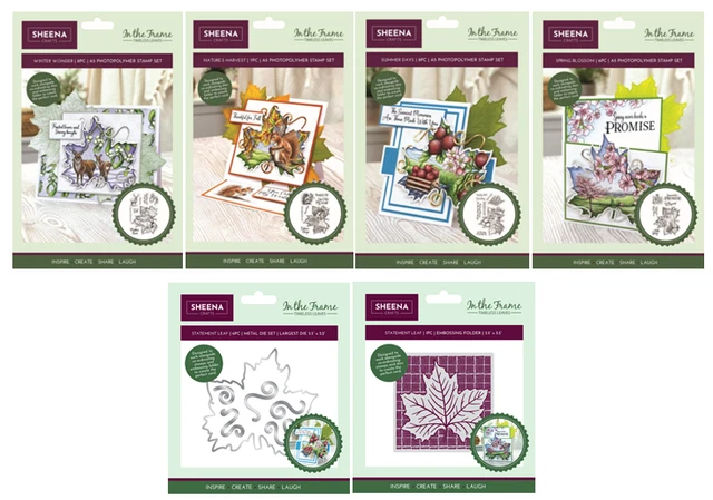 IN THE FRAME TIMELESS LEAVES - Sheena Douglass Crafters Companion Dies ...