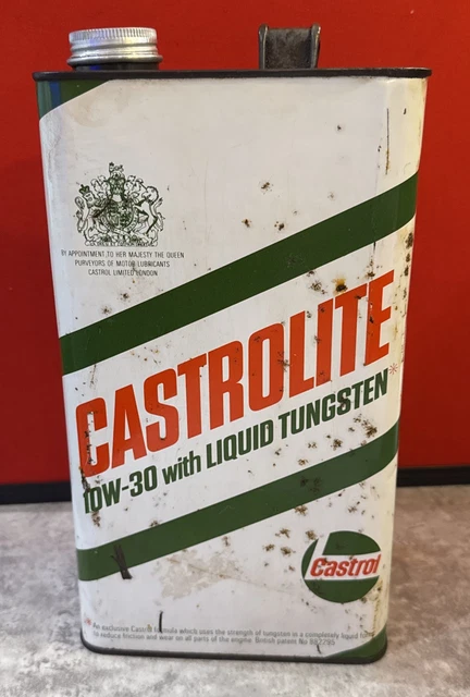 VINTAGE CASTROLITE ONE Gallon Castrol oil can £31.92 - PicClick UK