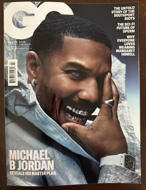 BRITISH GQ MAGAZINE March 2025 Michael B Jordan £9.01 - PicClick UK