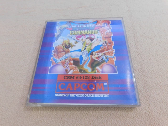 COMMODORE 64 C64 Gioco Disco Per Computer - Bionic Commando - Custodia Buona, Etichetta Pulita ...