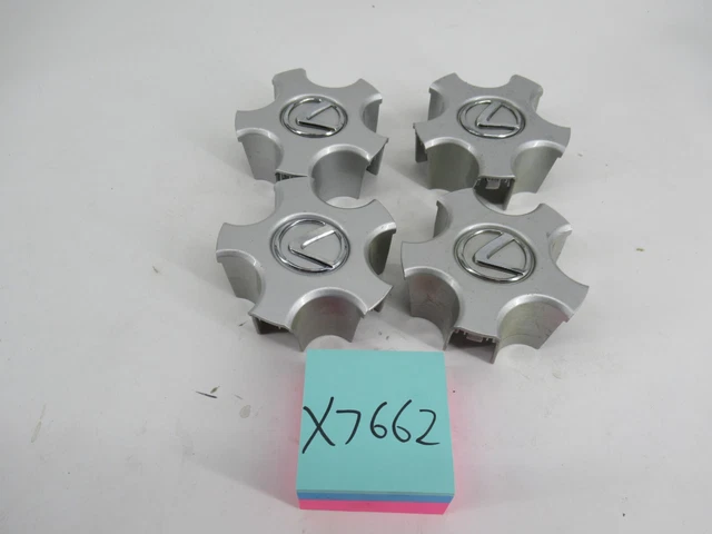 LEXUS CENTER CAPS Hubcaps LS430 LS 430 01 02 03 OEM 7 Spoke 17" Wheel ...