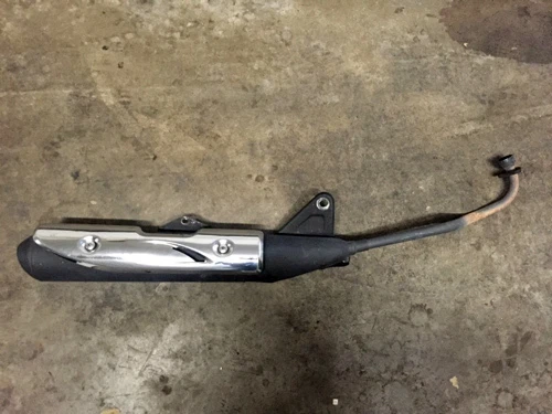 HONDA WAVE 110I AFS110 Auspuff Endschalldämpfer komplett Top Zustand ...