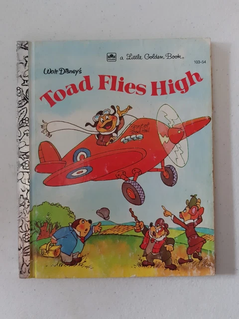 LITTLE GOLDEN BOOK - Walt Disney's Toad Flies High 1982 HC EUR 3,17 ...