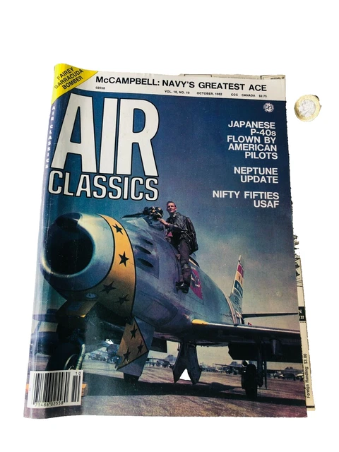 MAGAZINE AIR CLASSICS Aircraft Modelling Plane Mag October 1982 Vintage ...
