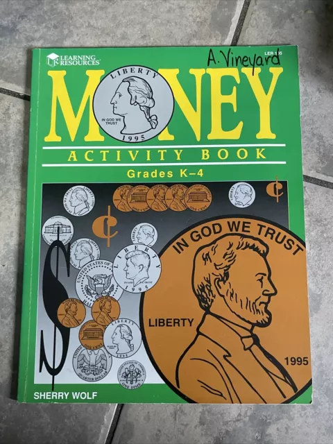MONEY ACTIVITY BOOK BY LEARNING RESOURCES FOR GRADES K-4 FOR TEACHERS ...