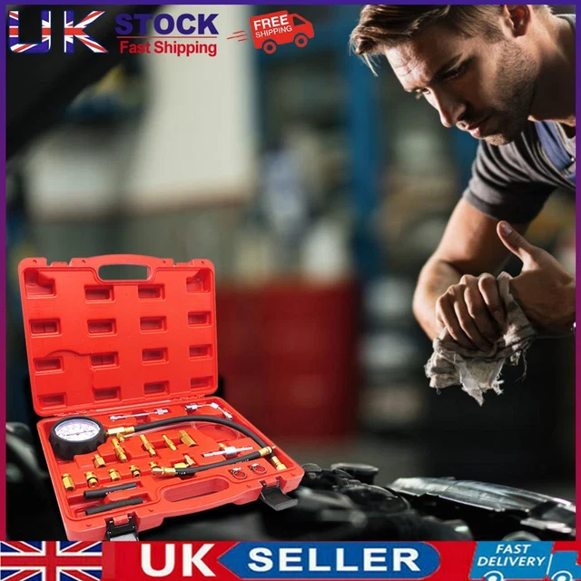 MANOMETER GAUGE SYSTEM Test Kit Fuel Injection Pump Pressure Tester Kit ...