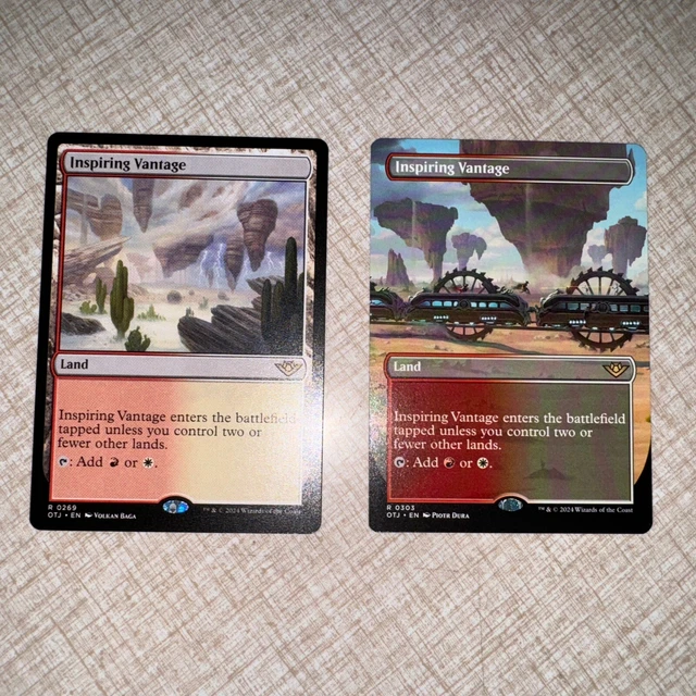 X2 INSPIRING VANTAGE, X1 Reg X1 Borderless Outlaws of Thunder Junction ...