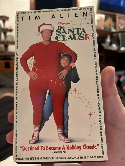 DISNEY’S THE SANTA Clause VHS 1998 Video Tape Tim Allen Claus Christmas ...