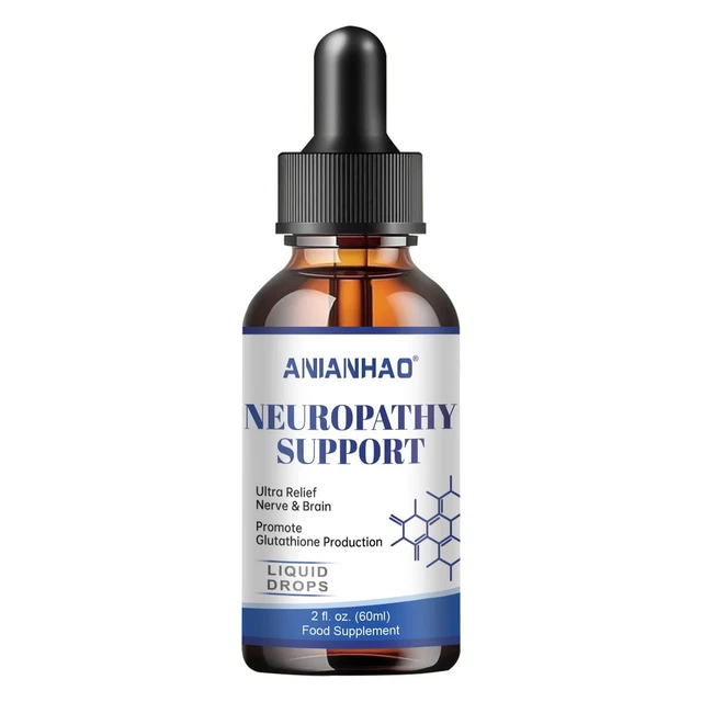 ADVANCED NERVE SUPPORT Drops with B Vitamins & ALA for Neuropathy ...
