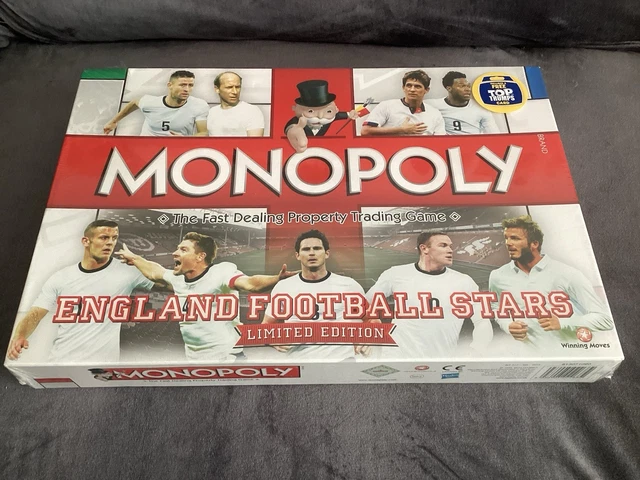 RARE ENGLAND FOOTBALL Stars Limited Edition Monopoly 2014 (New And ...
