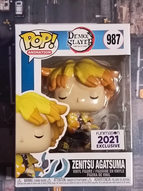 ZENITSU AGATSUMA 987 Funimation Exclusive 2021 Demon Slayer Funko EUR ...