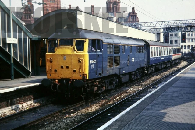 35MM SLIDE BR British Railways Diesel Loco Class 31 31442 Manchester ...
