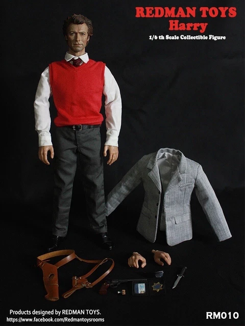 FIGURINE DE COLLECTION échelle 1/6 REDMAN TOYS Clint Eastwood Dirty ...