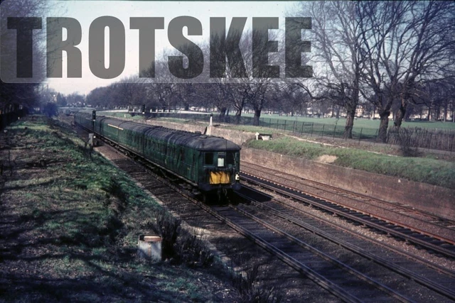 35MM SLIDE BR British Railways Electric EMU Class 4LAV 2935 1965 ...