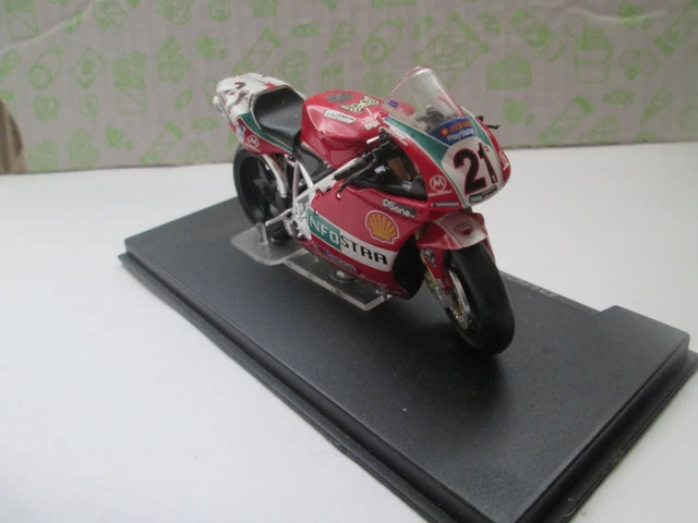 TROY BAYLISS DUCATI 996R 2001 1-24 Scale Motorcycle Model £2.99 ...