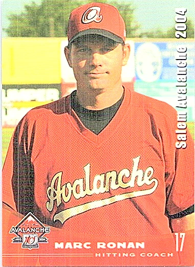 2004 TRIBUNE SALEM avalanche ligue mineure baseball Marc Ronan EUR 1,10 ...