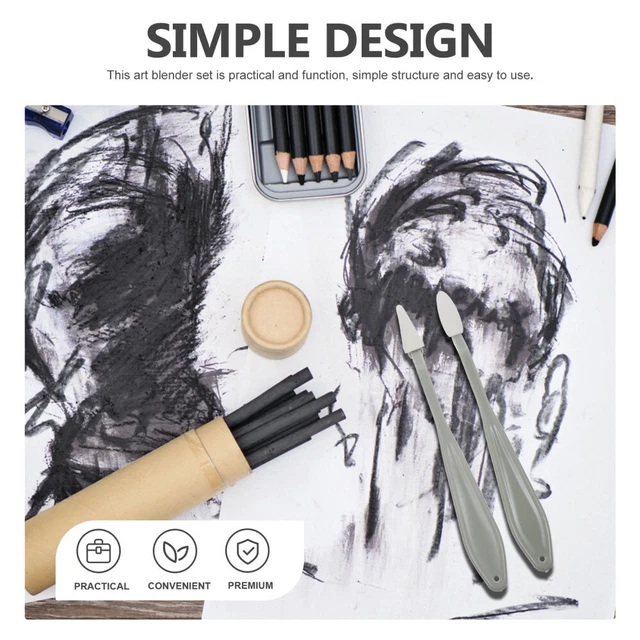 BÂTONS DE MÉLANGE Gomme Pour Dessiner Fiche Artistique Éponge À Effacer ...