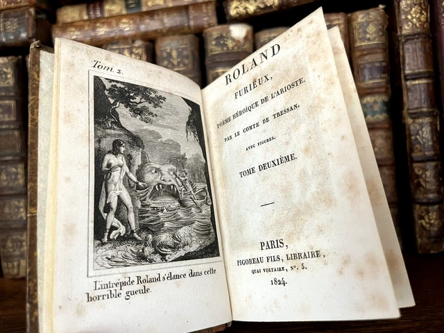 1824 FURIOUS ROLAND Heroic Poem by Ariosto £16.44 - PicClick UK