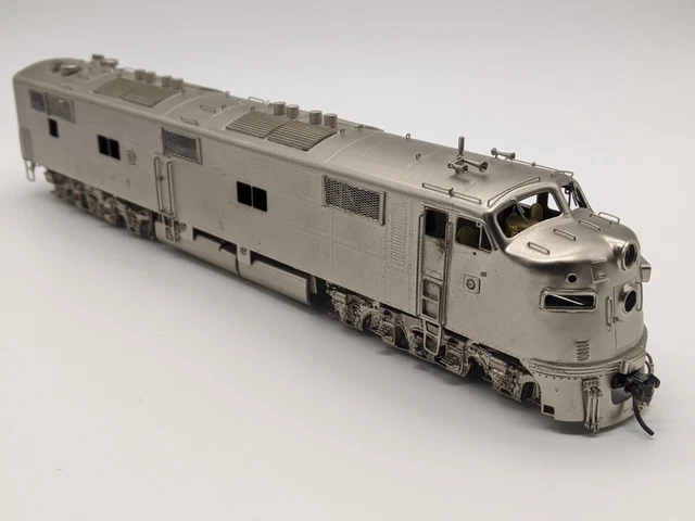 HO SCALE OVERLAND Models Omi Ajin Plated Brass Cb&Q E7 Diesel Locomotive Train $470.96 - PicClick AU