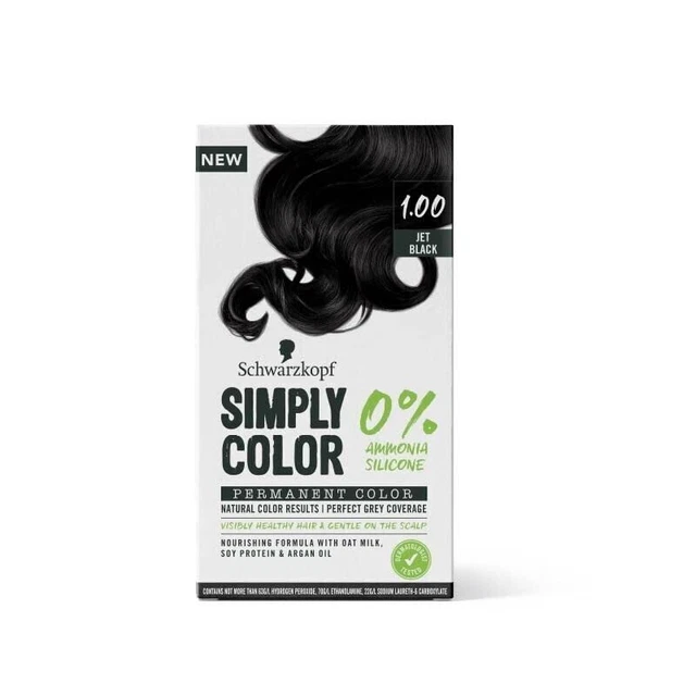 SCHWARZKOPF SIMPLY COLOR Permanent Hair Colour, 0 % ammoniac et ...