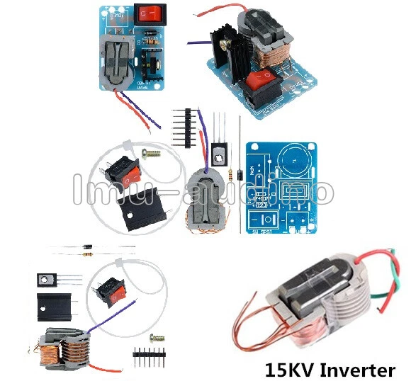 HIGH VOLTAGE INVERTER 15KV 3.7V Generator Spark Arc Ignition Coil ...