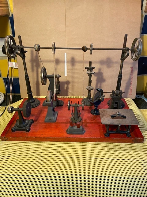 VINTAGE MODEL STEAM Engine Workshop Lineshaft Tools Bing Wilesco Mersey ...